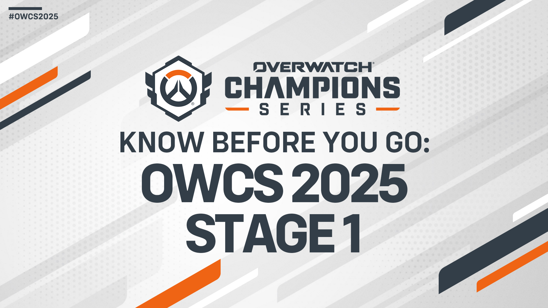 Know Before You Go: OWCS 2025 Stage 1